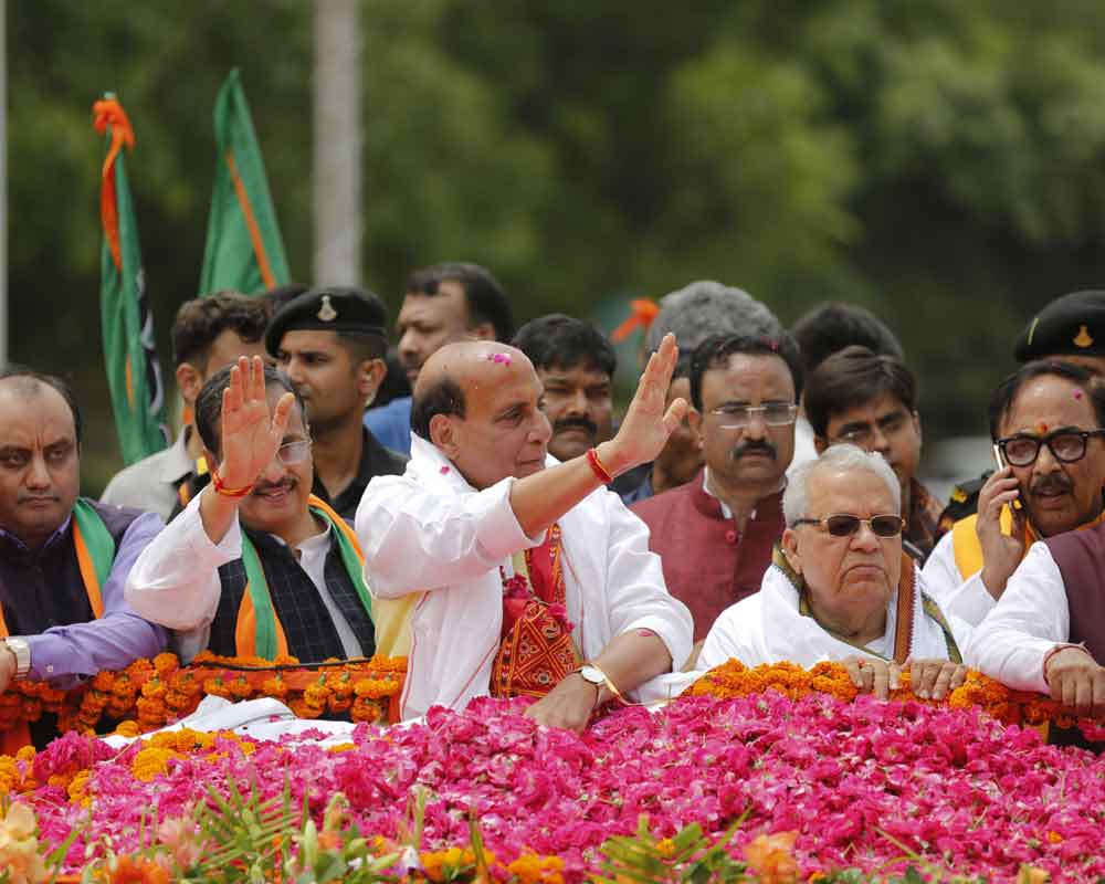 India will be poverty free only after Congress ouster: Rajnath