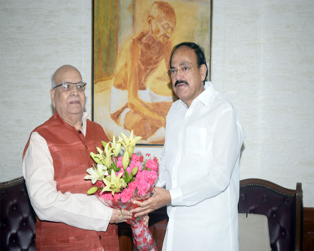 V-P, PM condole death of Madhya Pradesh governor Lalji Tandon