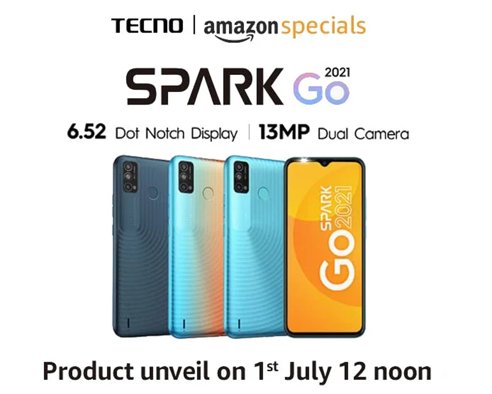 TECNO unveils SPARK Go 2021 in India at special launch price of Rs 6,699