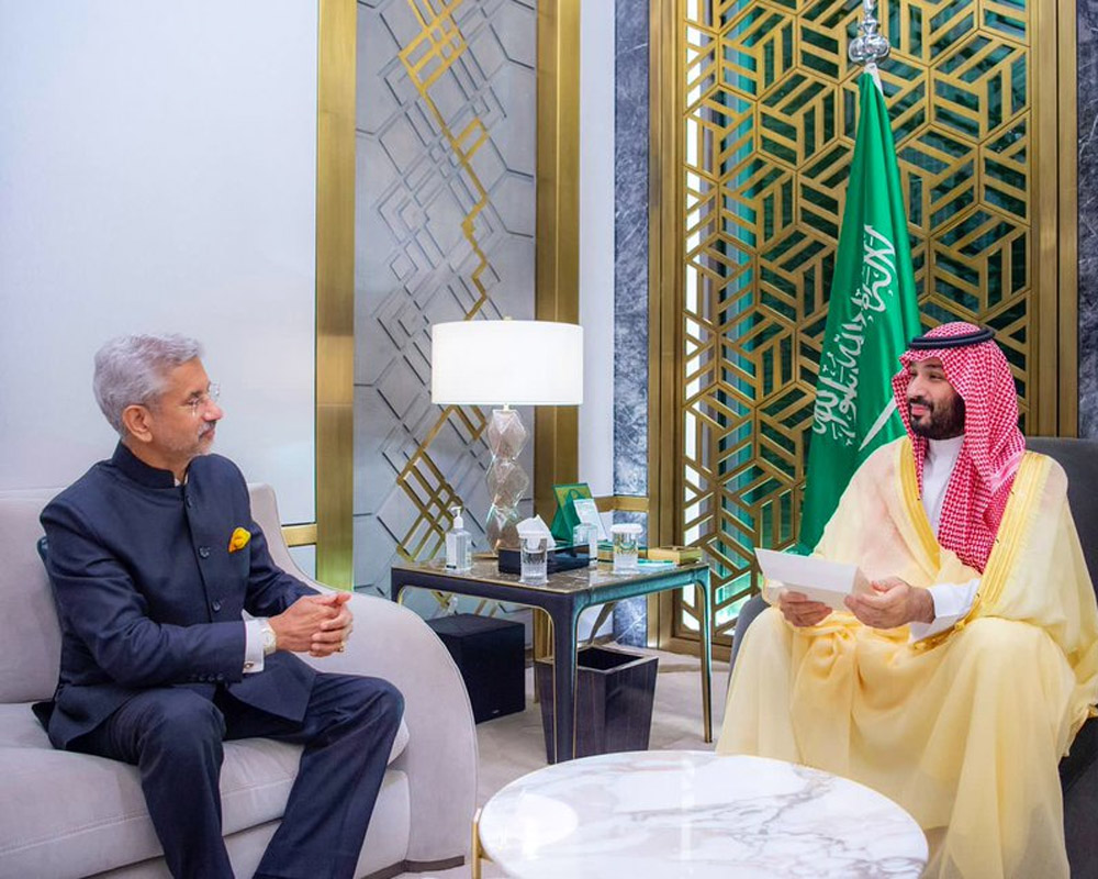 EAM Jaishankar calls on Saudi Crown Prince Mohammed bin Salman, hands over PM Modi's written message