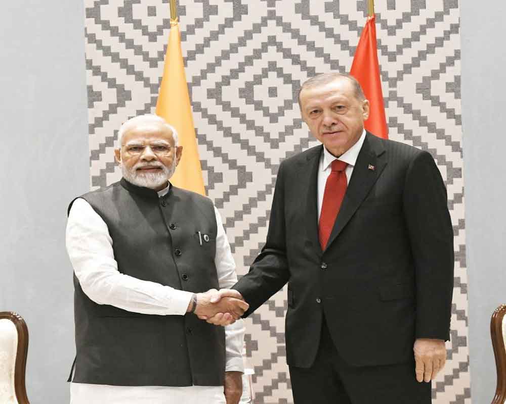 PM Modi meets Turkish President Erdogan; discuss ways to deepen bilateral cooperation in diverse ...