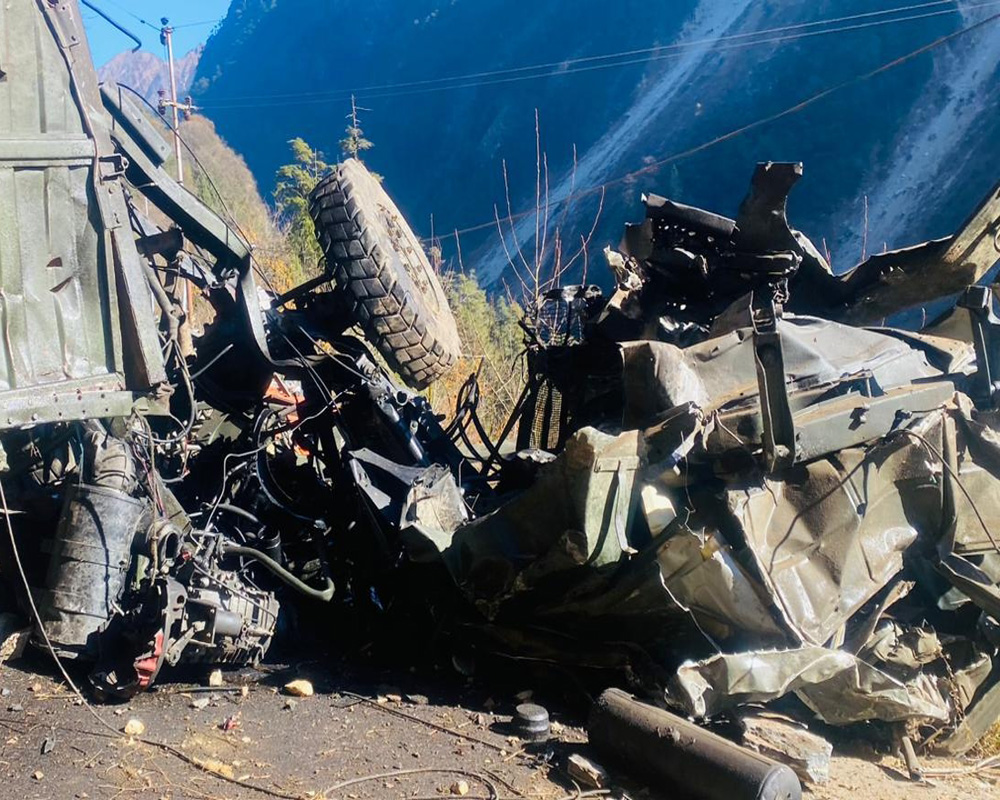 Sixteen Army jawans killed as vehicle falls into gorge in North Sikkim
