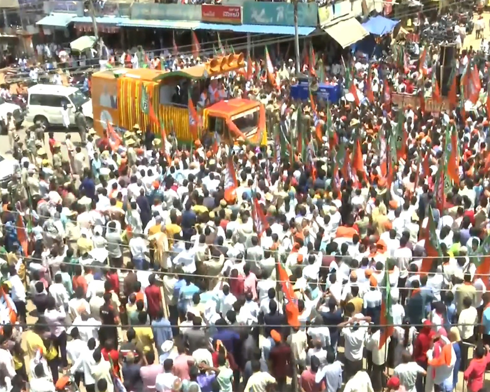 Amit Shah holds massive roadshow in Karnataka, says 'we ended 4 per cent Muslim quota'