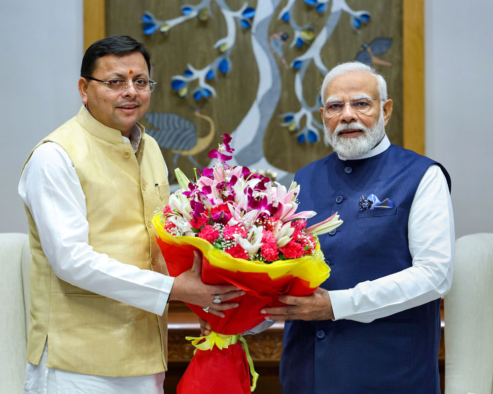 Dhami meets PM Modi, says UCC to be implemented soon