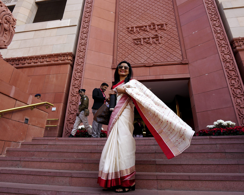 Ethics panel report on Mahua Moitra's expulsion tabled in Lok Sabha