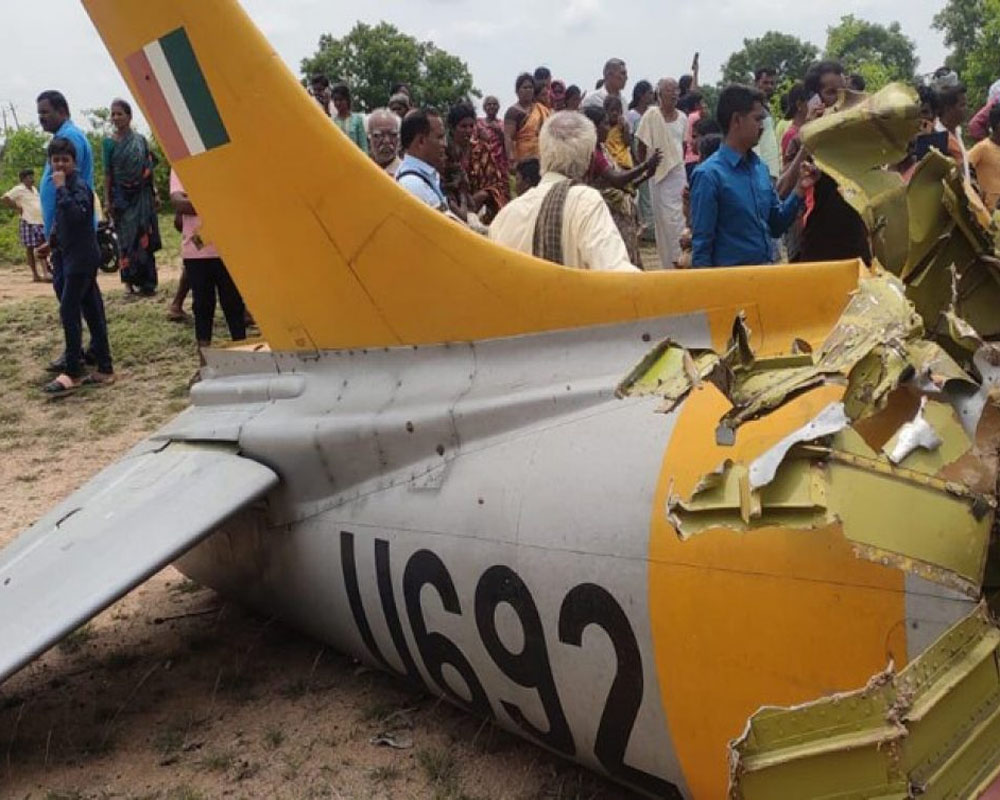 Indian Air Force's trainer aircraft crashes in Karnataka, pilots eject safely