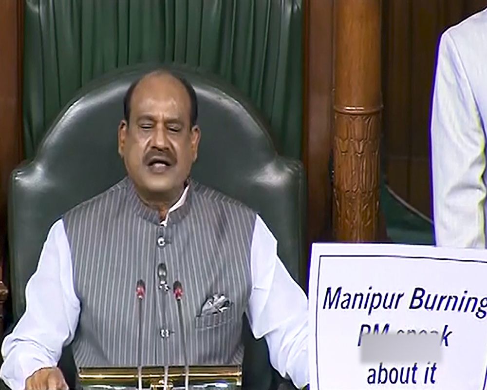 Lok Sabha adjourns for the day amid opposition uproar over Manipur situation