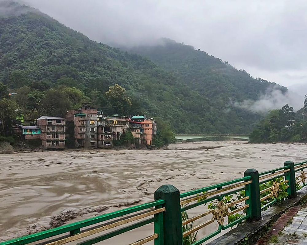 Sikkim flash flood: Toll rises to 14, 102 people missing