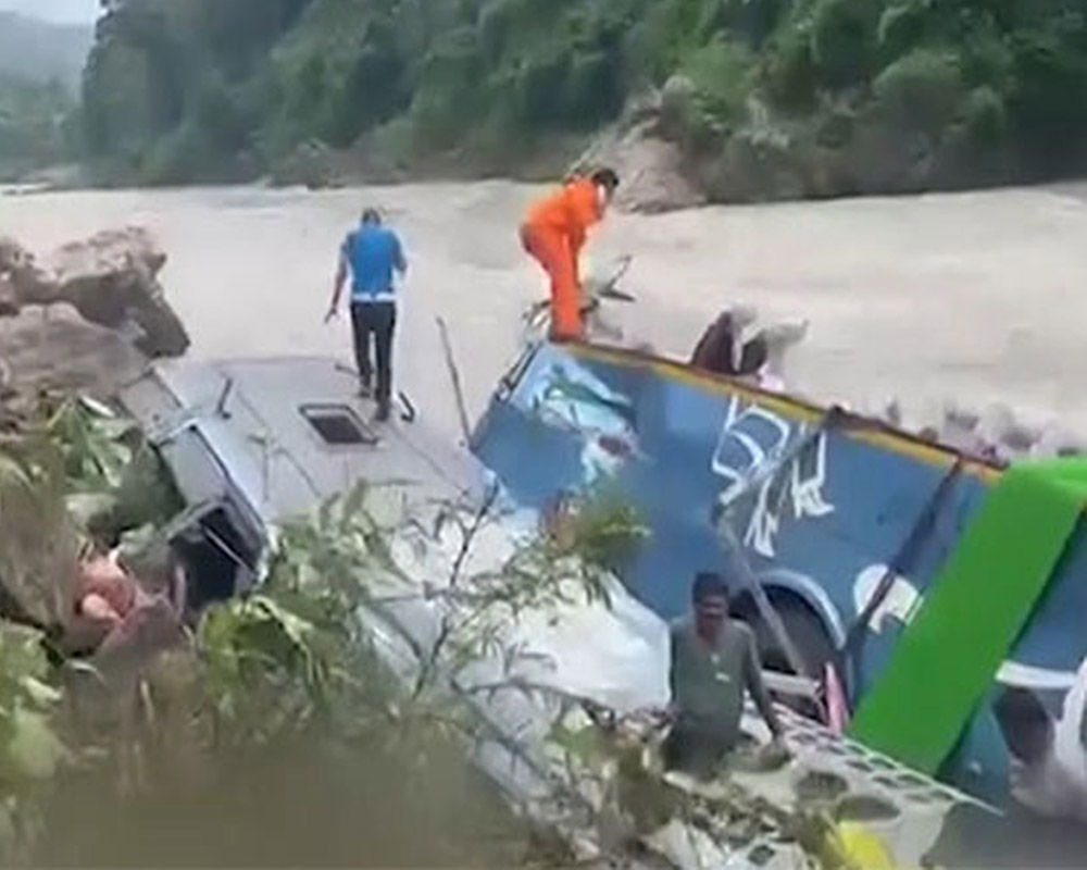 11 people killed as Indian-registered bus plunges into river in Nepal