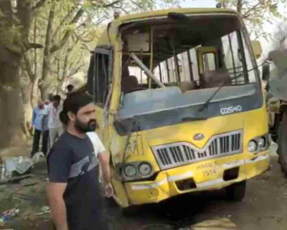 6 students killed, around 20 injured as school bus overturns in Haryana