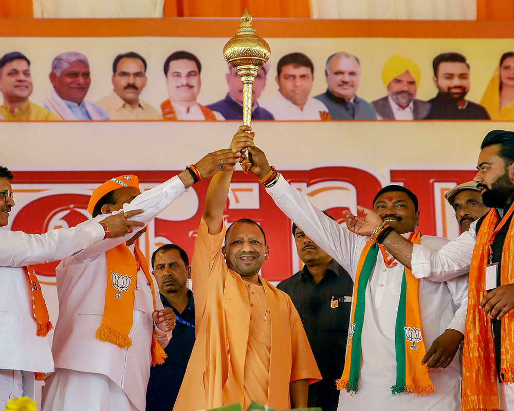 Congress wants to implement 'Sharia law' in country: UP CM Adityanath