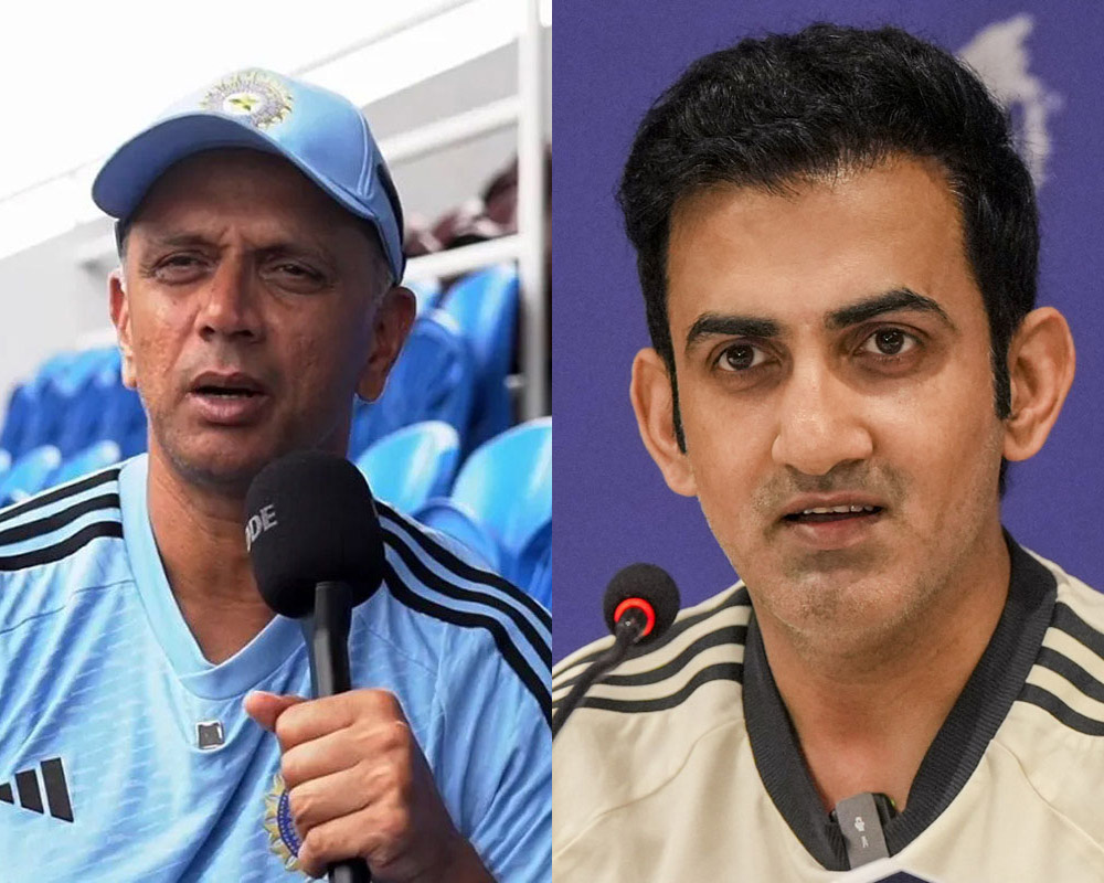 In most heated of times, exhale, take a step back: Dravid"s message to Gambhir