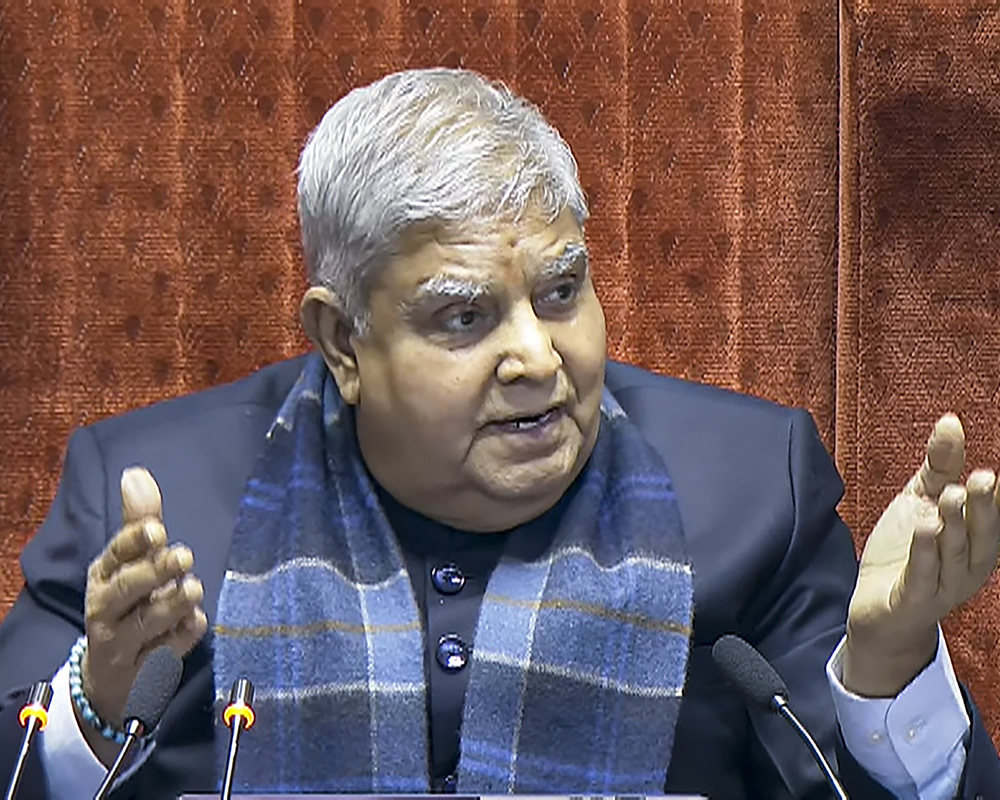 Opposition submits notice for moving no-confidence motion against Vice President Dhankhar