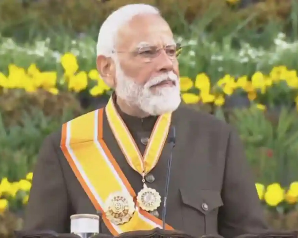 PM Modi bestowed Bhutan's highest civilian award â€˜Order of the Druk Gyalpo'
