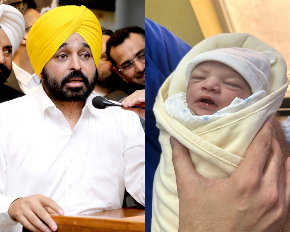 Punjab CM Bhagwant Mann, wife welcome baby girl
