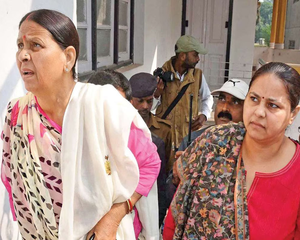 Railways land-for-job case: Delhi court grants interim bail to ex-Bihar CM Rabri Devi, 2 daughters