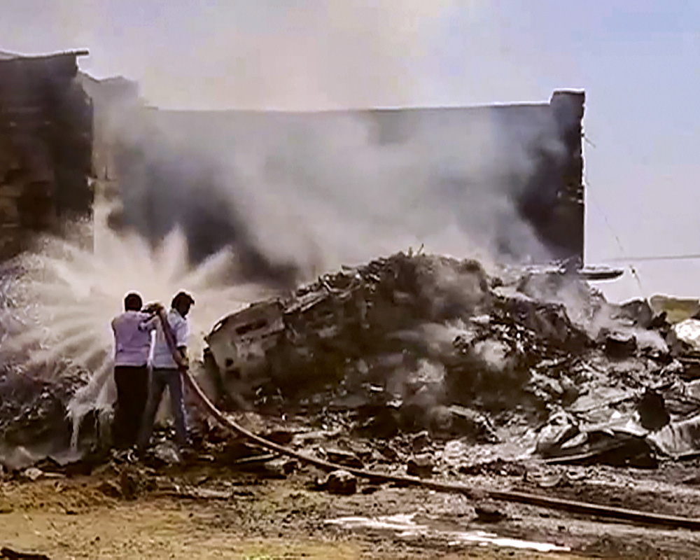 Tejas crashes in Jaisalmer in first crash involving indigenous LCA, no casualties