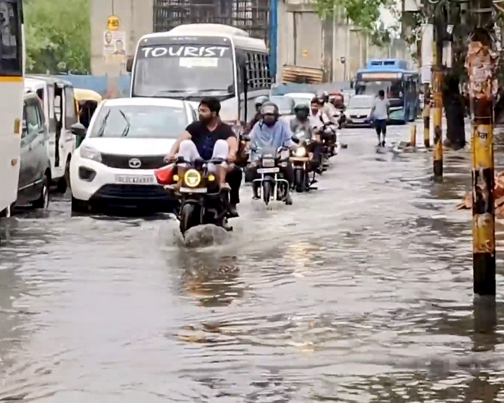 AAP slams BJP-led Delhi govt after rain causes waterlogging in Delhi