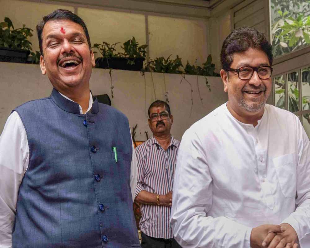 Amid MNS-Sena (UBT) alliance buzz, CM Fadnavis meets Raj Thackeray