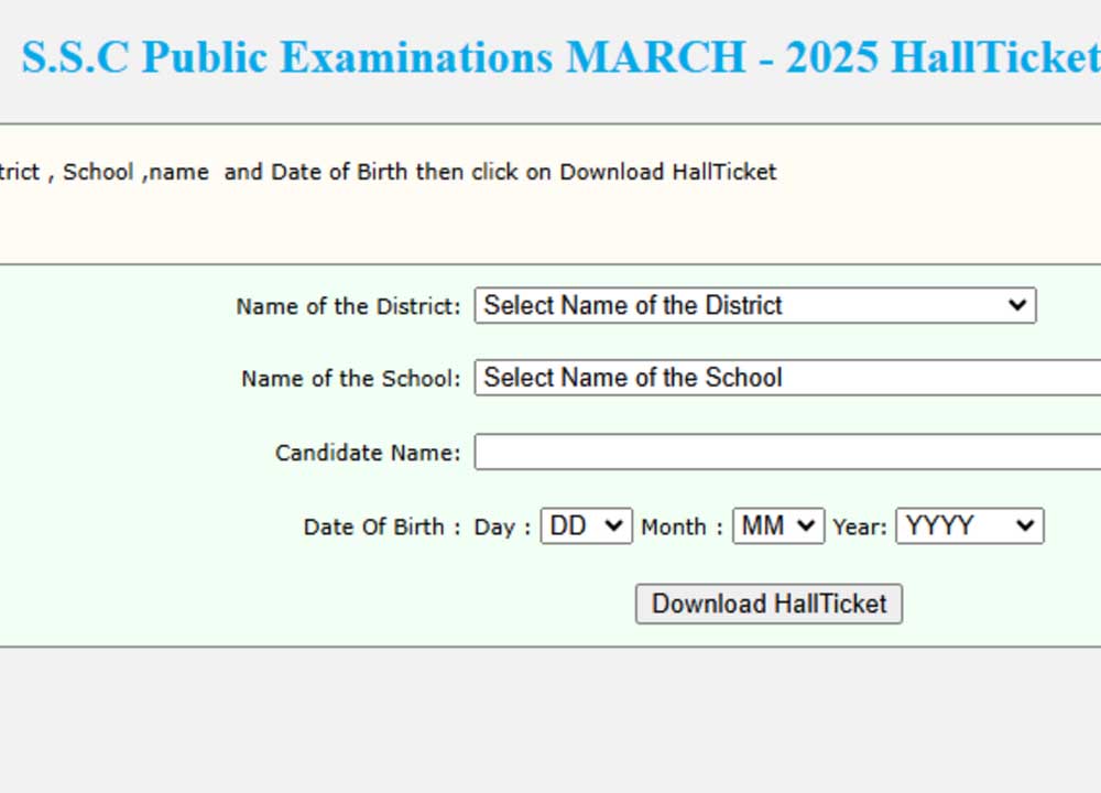 AP SSC Hall Tickets 2025 Out: download 10th admit cards at bse.ap.gov.in