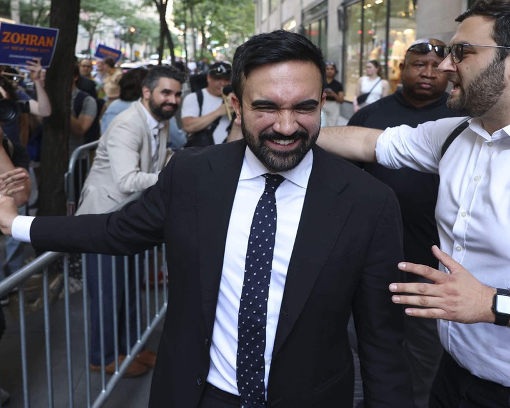 Indian-American Zohran Mamdani declares victory in NYC's Democratic mayoral primary