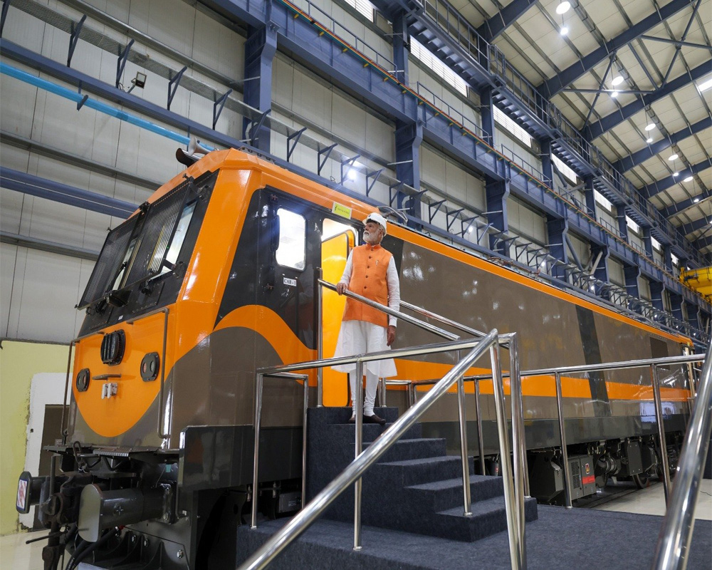 PM flags off first 9000 HP electric locomotive