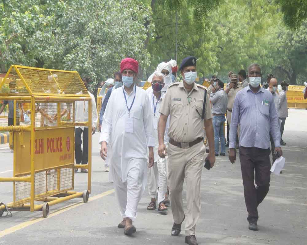 Today's Photo: Eid-al-Adha namaz being offered at Mecca Masjid in Hyderabad